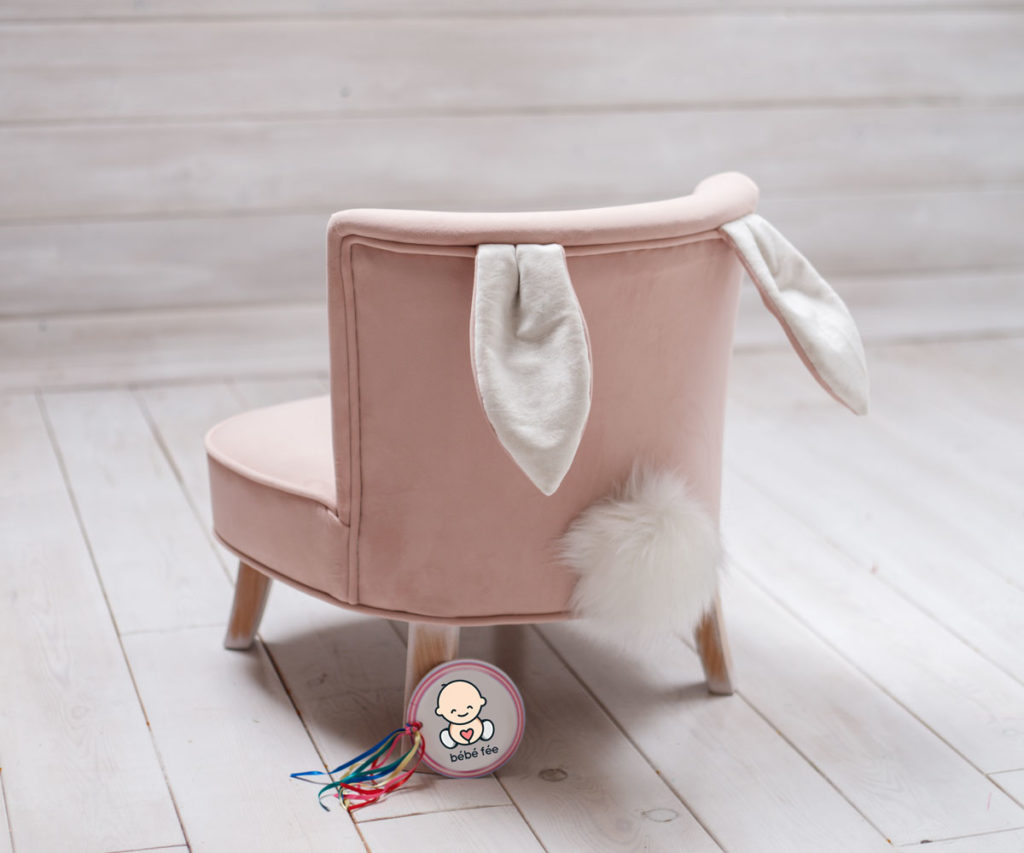 Kindersessel Bunny MINI Rosa • Online kaufen bei Bébé Fée