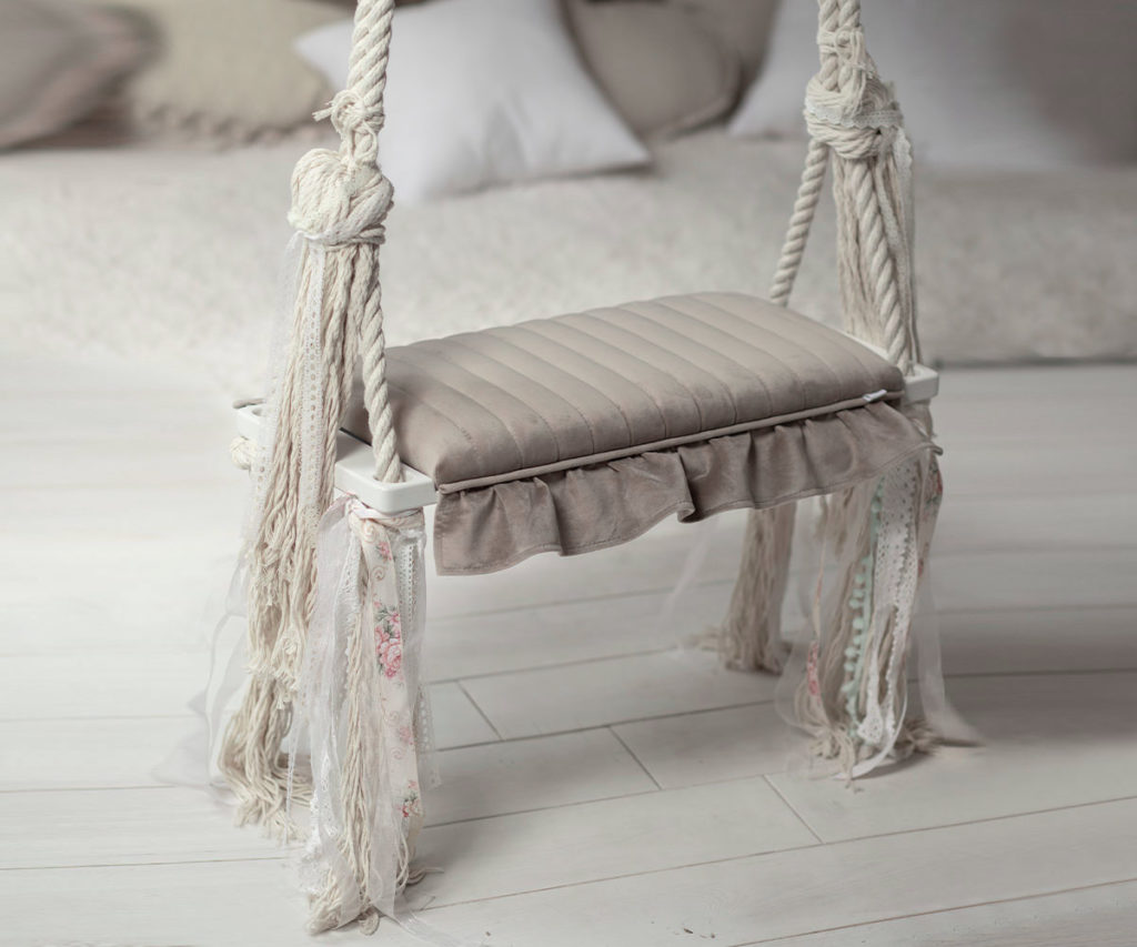 Exklusive Indoor Kinder Schaukel inkl. Befestigung • Bébé Fée